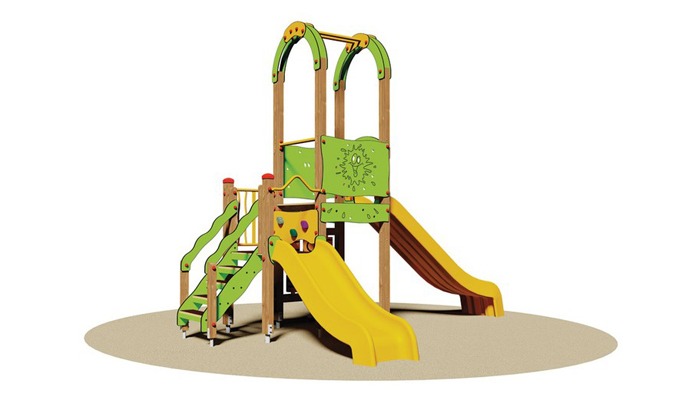 Structure de jeux pour collectivité - Multi jeux - Récréafrance