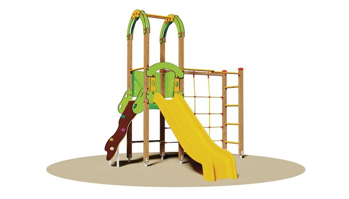 Structure de jeux pour collectivité - Multi jeux - Récréafrance